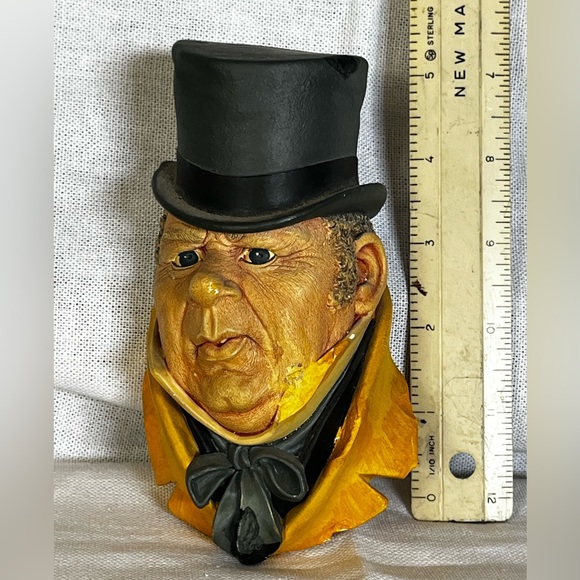 Bossons | Art | Rare Vintage Bossons Head Chalkware Mr Micaeber 966 ...